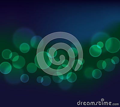 Pretty Bokeh Abstract Background In Green And Blue Stock Photography ...