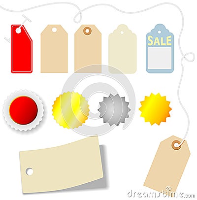 Price Tag Sticker Sales Set Royalty Free Stock Photography - Image: 2941397