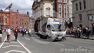 Pride Parade in Dublin, Ireland Stock Footage - Video of country, human ...
