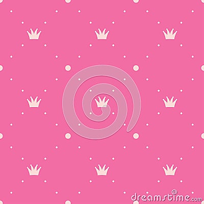 Princess Pink Background Stock Vector - Image: 61910918