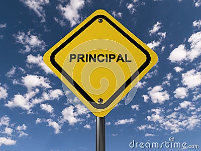 Principal Sign Stock Image | CartoonDealer.com #84739105