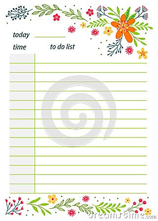 Decorative To Do Lists - Vector Royalty-Free Illustration ...