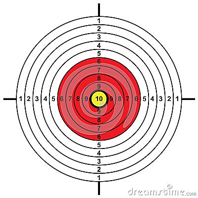 Blank Arrow Target Blank Gun Target Paper Shooting Target Blank Target ...