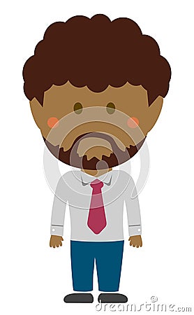 Cartoon Deformed Male Person Vector Illustration | CartoonDealer.com ...
