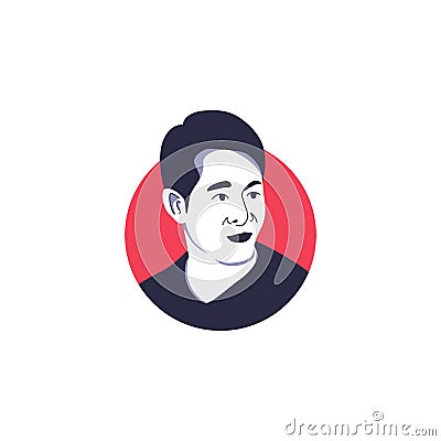 Jet Lee Face Portrait Vector Illustration Isolated | CartoonDealer.com ...
