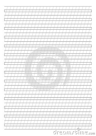 55 Degree Guide Sheets. Calligraphy Paper. Printable Calligraphy Guide ...