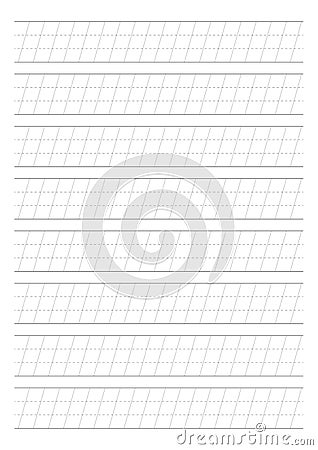 55 Degree Guide Sheets. Calligraphy Paper. Printable Calligraphy Guide ...