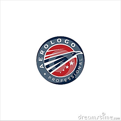 Circle Eagle Heads Logo Image . Aero Eagle Logo . Aircraft Eagle Logo ...