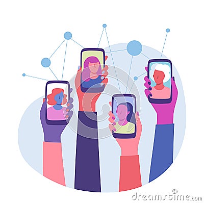 Female Connection, Equality, Empowerment Vector Illustration ...