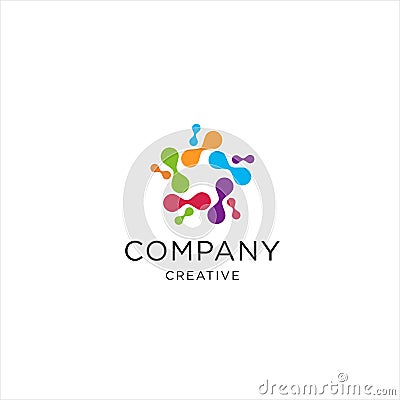 Advanced Analysis Data Base Logo Symbol. Development Of Artificial ...