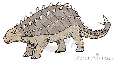 Scolosaurus Dinosaur Ancient Vector Illustration Transparent Background ...