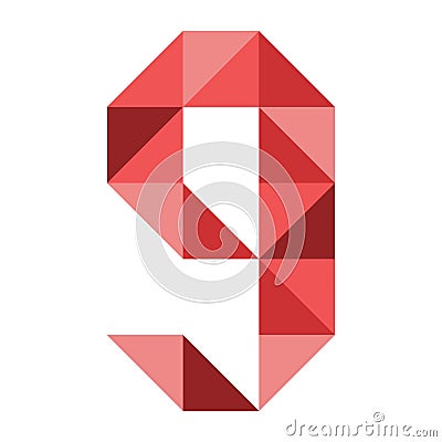 Number 9 Logo Vector | CartoonDealer.com #249918129