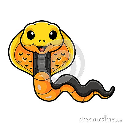 Cute Philippines Cobra Cartoon (Naja Samarensis) Vector Illustration ...