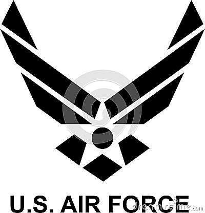 US AirForce , U.S Air Force Logo Monogram Symbol For T Shirt Cap And ...
