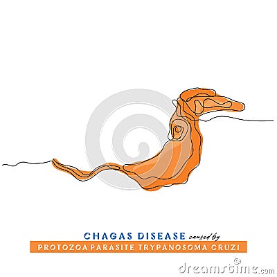 CHAGAS DISEASE Vector Illustration | CartoonDealer.com #291414542