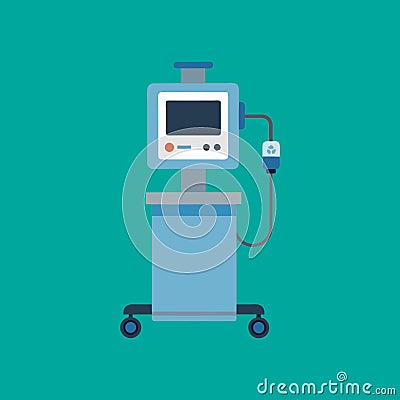 Medical Equipment-Anesthesia Machine Vector Artwork Royalty-Free ...
