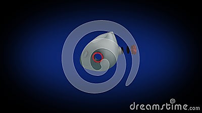 Printable Face Mask Rotation Zoom in Dx Stock Footage - Video of ...