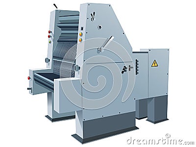 Printing-press Vector Illustration | CartoonDealer.com #22833972