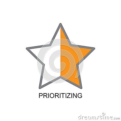 Prioritizing. Vector Illustration Decorative Design | CartoonDealer.com ...