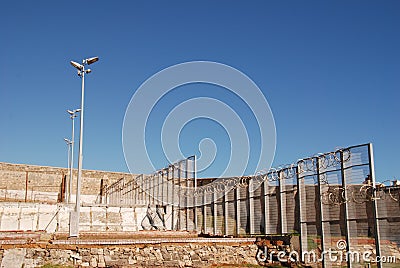 Prison Courtyard Royalty Free Stock Images - Image: 5866349