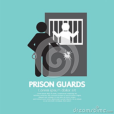 Prison Guards Symbol. Cartoon Vector | CartoonDealer.com #61627289