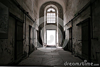 Prison Hallway Stock Photo - Image: 5808760
