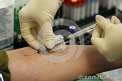Blood Drawn from Woman S Arm by Nurse Stock Photo - Image of plasma ...