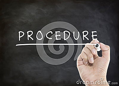 Procedure Stock Photo - Image: 58218165