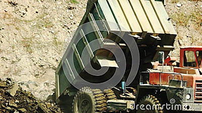 Process of Extraction of Iron Ore in Mine. Stock Footage - Video of ...