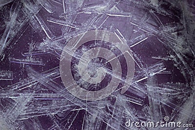 Potassium Nitrate Crystals Of Acicular Structure. Royalty-Free Stock ...