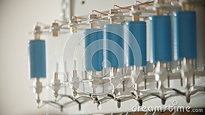 Production Plant - the Production of Li-ion Batteries in Blue Execution ...