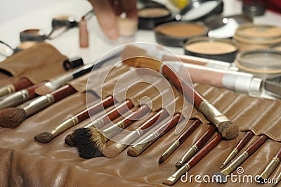 Professional make up artist set - Stock Image - Everypixel