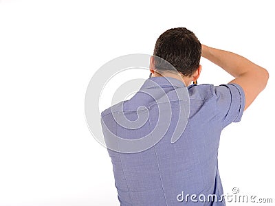 Professional Male Photographer From Back Stock Photography - Image ...