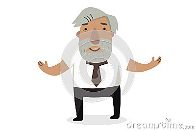 Professor Historian. Cartoon Character. Stock Photography ...