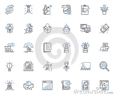 Proficiency Line Icons Collection. Mastery, Expertise, Skill ...