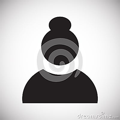 Profile Icon On White Background For Graphic And Web Design, Modern ...