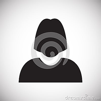 Profile Icon On White Background For Graphic And Web Design, Modern ...