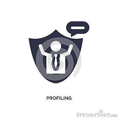 Profiling Icon On White Background. Simple Element Illustration From ...