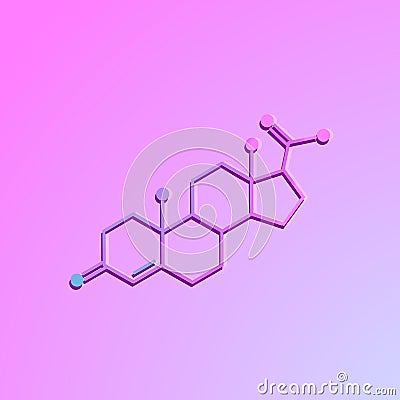 Progesterone Chemical Formula. Cartoon Vector | CartoonDealer.com ...