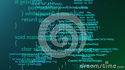 Programming Code. Programming Language Strings. Coding. Stock Video ...