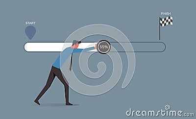 Progression For Task Completion, Tasks Completion To Finish Project ...