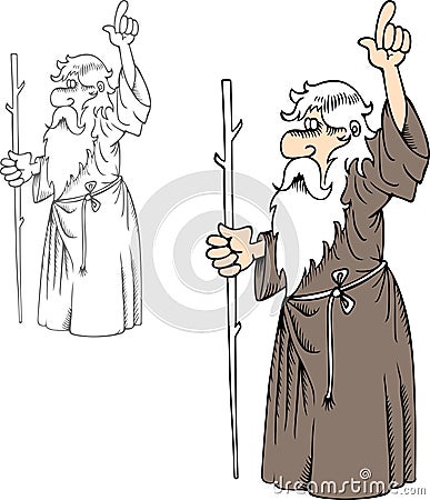 Prophet Cartoon Vector | CartoonDealer.com #48737577