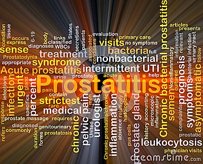 Prostatitis Background Concept Glowing Royalty-Free Illustration ...