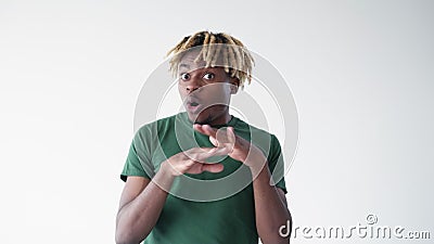 Protesting Gesture Refusing Man Meme Expression Stock Footage - Video ...