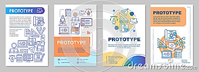 Prototype Brochure Template Layout Vector Illustration | CartoonDealer ...