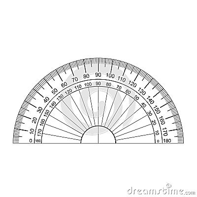 Protractor Vector Stock Vector - Image: 51349727