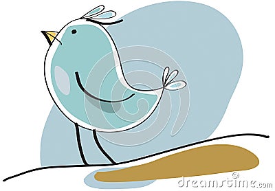 Proud Bird Royalty-Free Stock Photography | CartoonDealer.com #12885275