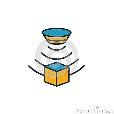 Proximity Sensor Icon. Simple Element From Sensors Icons Collection ...