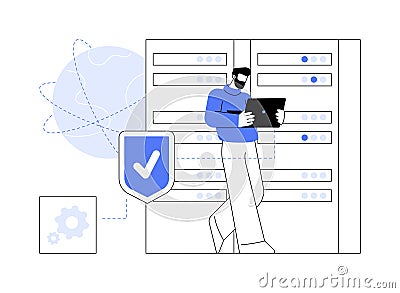 Proxy Server Isolated Cartoon Vector Illustrations. | CartoonDealer.com ...