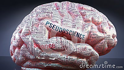 Pseudoscience And A Human Brain Stock Image | CartoonDealer.com #265738693
